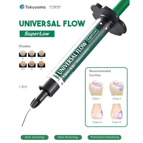 Jual KLIK DENTAL Tokuyama Palfique Universal Flow Super Low isi 1.8ml - WARNA A2 - Jakarta Utara ...