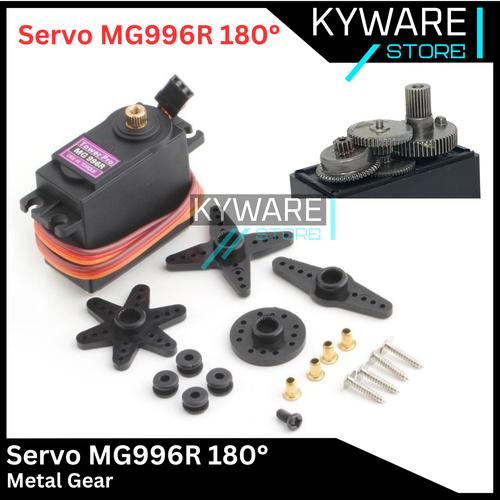 Jual Tower Pro Servo Motor MG996R 180 Metal Gear High Qualtity MG996 ...
