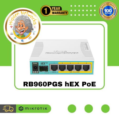 Jual MikroTik RB960PGS / Router hEX PoE RB960PGS - Jakarta Pusat ...