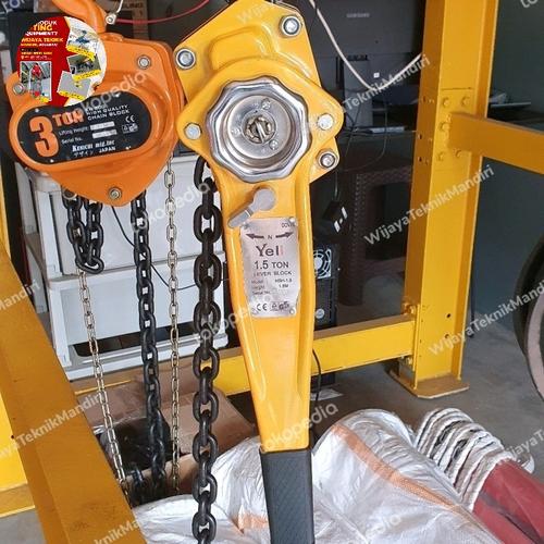 Jual YELI Lever Block Lever Hoist Kotrek Rantai Caps 1.5 Ton x 1.5 ...