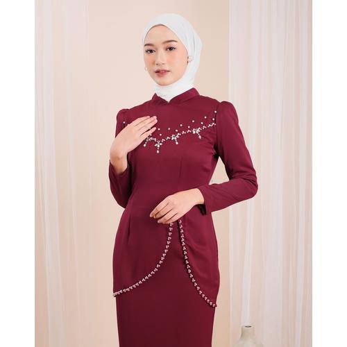 Promo Queenshop Felicia One Set Rok Kurung Malaysia Melayu Dress Pesta ...