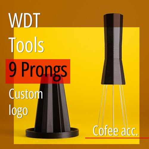 Jual WDT Tool 9 Prong Espresso Coffee Distribution Custom Logo Magnet ...