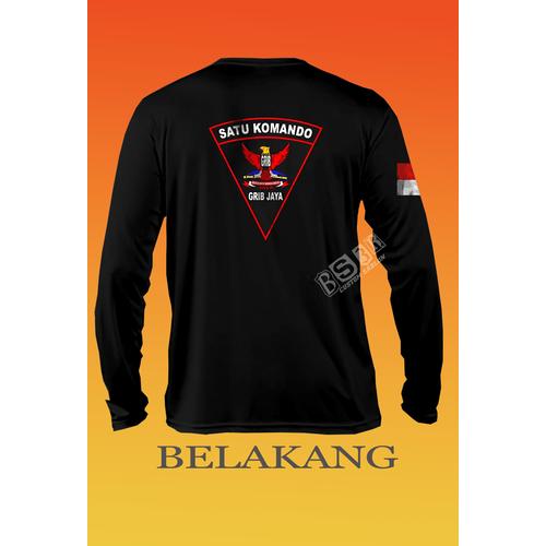 Jual Kaos Sablon Grib Jaya Logo Segitiga Asli Lengan Panjang Bahan ...