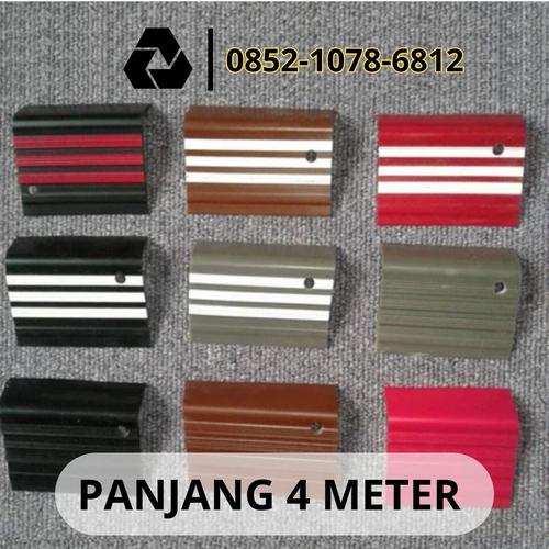 Jual Karet List Tangga Step Nosing Pengaman Anti Slip Merah Plat Putih ...