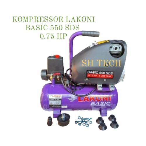 Jual Compressor Lakoni 3/4 HP Basic 550 SDS Kompresor Angin 3/4 PK 9 ...