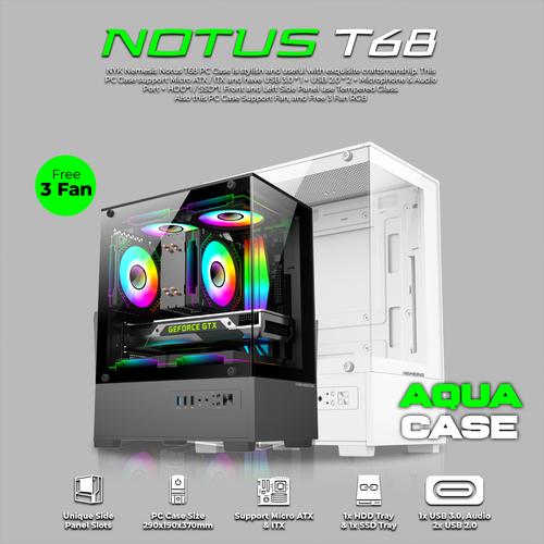 Promo PC Case ITX M-ATX NYK Nemesis NOTUS T68 - Black - Jakarta Pusat ...
