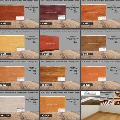 Jual PLIN LANTAI PVC PLINT PVC LIST PLANK PVC LIST LANTAI SKIRTING LIST ...
