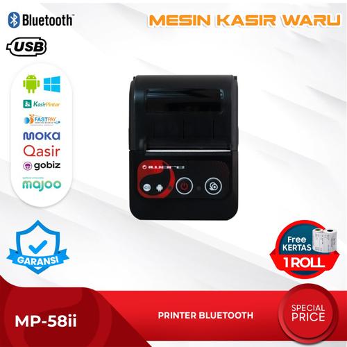Promo MOBILE PRINTER BLUETOOTH THERMAL STRUK KASIR/PPOB 58MM IWARE MP-58ii - Kota Surabaya ...