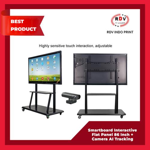 Jual Smartboard Interactive Flat Panel 86 Inch + Camera AI Tracking ...