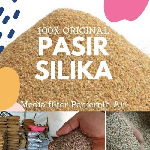 Jual MEDIA FILTER AIR SUMUR KERUH KUNING BAU BESI / PASIR SILIKA 25 KG ...