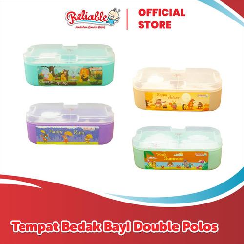 Jual Reliabe Tempat Bedak Bayi 2in1 - Double Kacamata / Double Polos ...