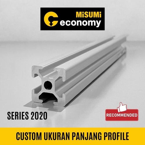 Jual Aluminum Frame 2020 / Aluminium Profile 2020 Slot Width 6 mm ...