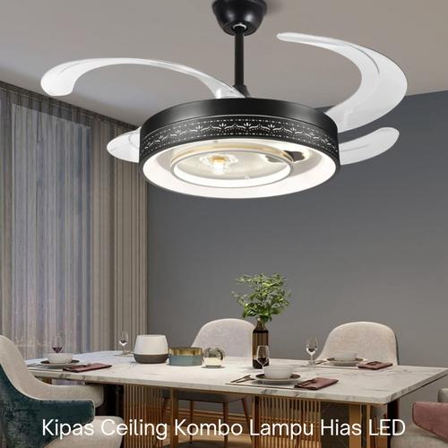 Jual KIPAS HIAS LED LAMPU KIPAS HIAS LED KIPAS CEILING LED MODERN MEWAH ...