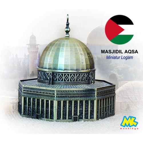 Jual Miniatur the Dome of the Rock / Landmark Palestina - Masjidil Aqsa - Lafadz Muhammad - Kota ...