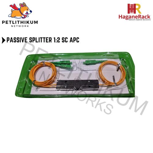 Jual Passive Splitter 1:2 SC APC / Pasif Splitter 1:2 FO Fiber Optik ...