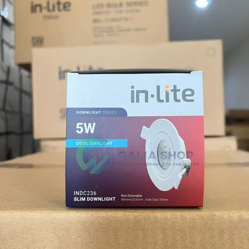 Jual INLITE Lampu Spotlight Slim Led 5W 5Watt INDC236 InLite - Putih ...
