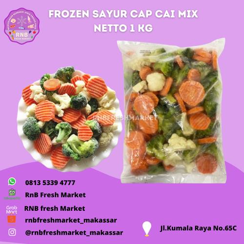 Jual Frozen Sayur Cap Cai Mix Netto 1 Kg - Kota Makassar - RnB Fresh ...