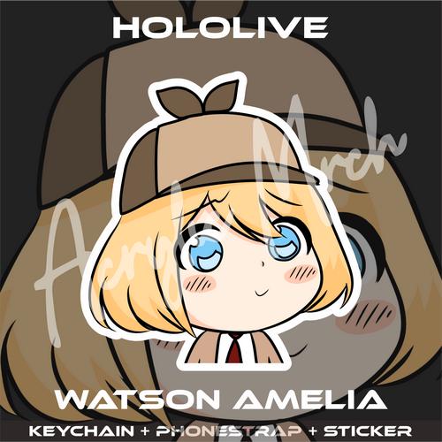 Jual GANTUNGAN KUNCI AKRILIK WATSON AMELIA VTUBER HOLOLIVE - Kota ...
