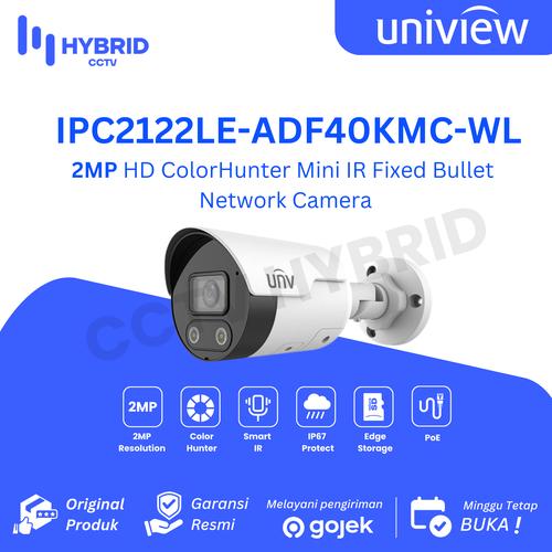 Jual Uniview IPC2122LE-ADF40KMC-WL 2MP HD ColorHunter Mini IR Fixed Bullet Network Camera ...
