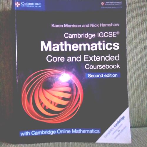 Jual Cambridge IGCSE mathematics core and extended coursebook with ...