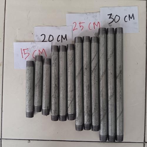 Jual PIPA GI 1/2 INCH ULIR PANJANG 60CM SPINDO MEDIUM TEBAL 2,6MM - Kab ...