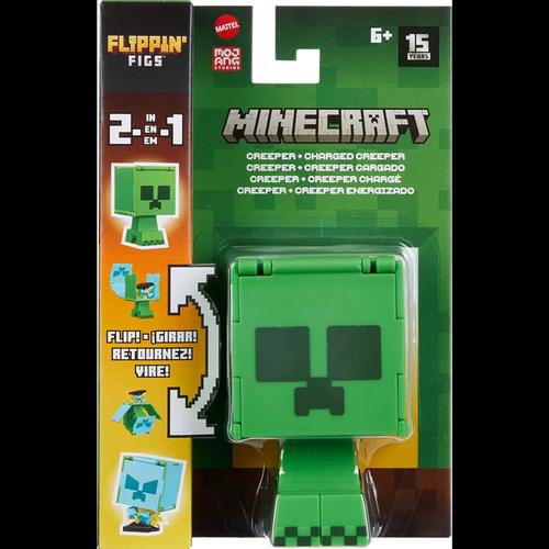 Jual Flippin figs minecraft figure 2in1 fidget play creeper head ...
