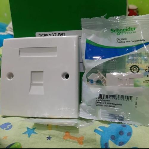 Jual Data Clipsal Clasic cat6 / Outlet Modul Data cat6 Schneider ...