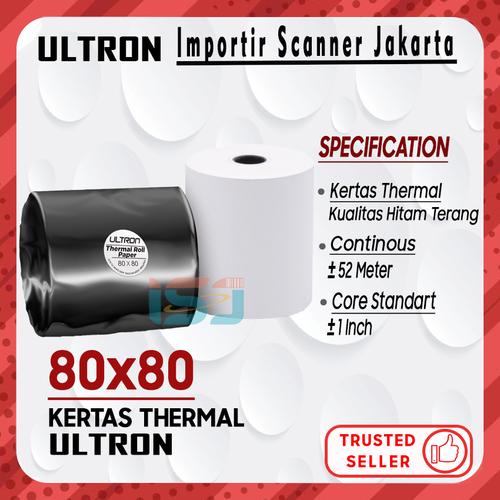 Jual Kertas Thermal Struk Kasir Ultron 80 x 80mm Kertas Thermal Paper ... Jual Kertas Thermal Struk Kasir Ultron 80 x 80mm Kertas Thermal Paper ...