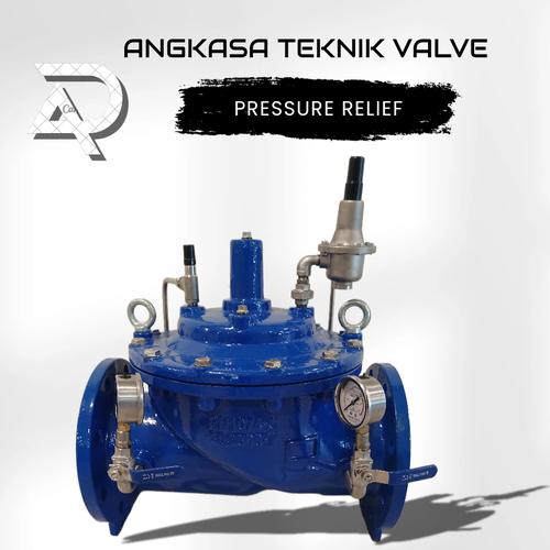 Jual PRESSURE RELIEF VALVE PRV 3" INCH DN80 PN16 FLANGE 16 BAR HP POWER ...