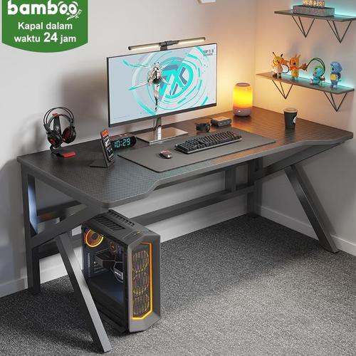 Jual BM Meja Komputer 140cm Meja Gaming Meja Kerja meja PC Meja Belajar ...