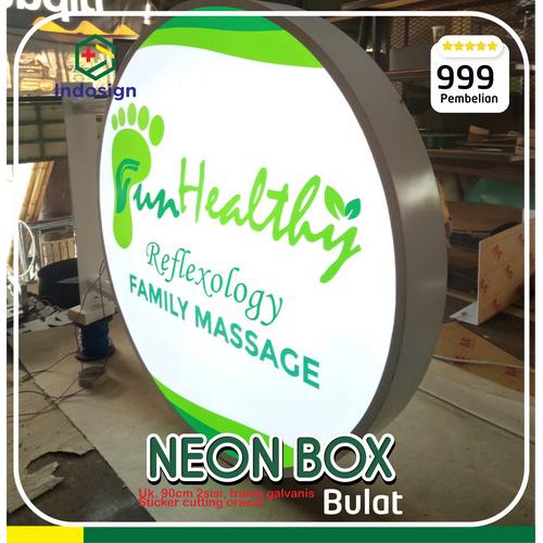 Jual neon box diameter 100 1 sisi - Diameter 100cm - Jakarta Timur ...