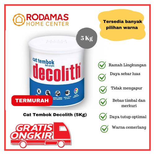 Promo Cat Tembok Decolith 5 kg - Original/Termurah - 218 cresendo ...