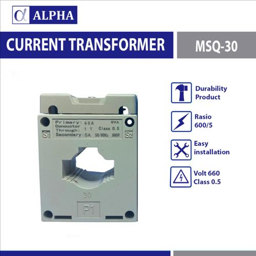 Jual Current Transformer CT MSQ-30 60/5A Brand Alpha - Jakarta Pusat ...