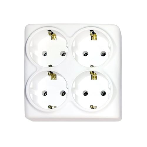 Jual 4-in-1 Stop Kontak Over Steker Broco 13840 4 Lubang Arde | Four ...