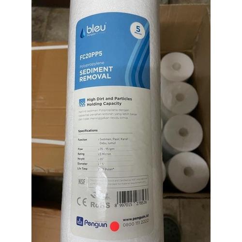 Jual PENGUIN FILTER REFILL CARTRIDGE PP 20 / FILTER AIR / SEDIMENT 5 ...