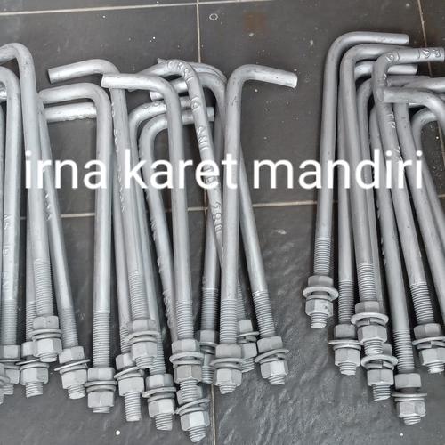 Jual angkur l beton HDG m16 × 300mm ( 30cm ) hotdip galvanis - Jakarta ...