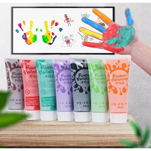 Jual 30ml Washable Finger Paint Hand Painting Cat Warna Non Toxic 12 ...