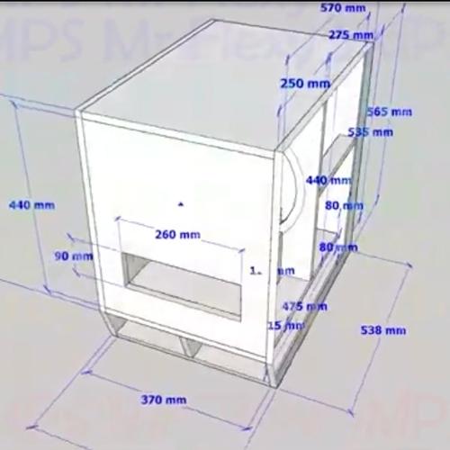 Jual Box Subwoofer - Subwoofer Enclosure 12 Inch 6th Order Bandpass ...