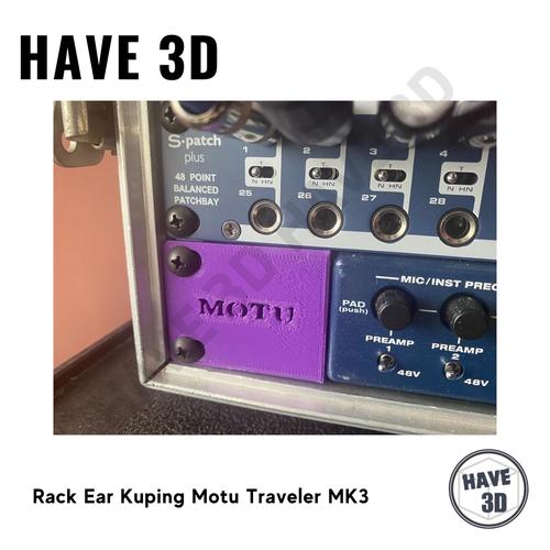 Jual Rack Ear Motu Traveler MK3 Kuping Rak 19 inch 3D Print Custom ...