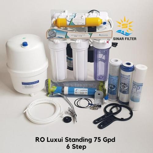 Jual MESIN RO REVERSE OSMOSIS LUXUI STANDING / FILTER AIR LANGSUNG ...