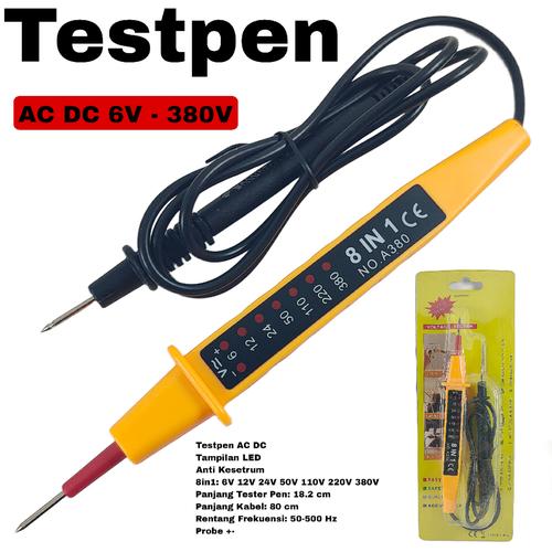 Jual Testpen AC DC 6V - 380V Tespen LED - tanpa bubble - Jakarta Barat ...