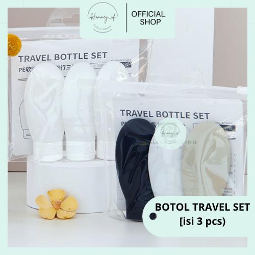 Jual HOMMEY ID - [ ISI 3 BOTOL ]TRAVEL TOILETRIES SET | BOTOL SABUN ...