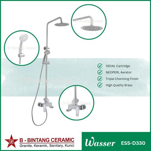 Jual WASSER Wall Mounted Shower Column System ESS-D330 | Shower Tiang ...