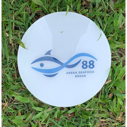 Promo Akrilik Custom Acrylic Sign board Nama Plang Pintu Bentuk Bulat ...