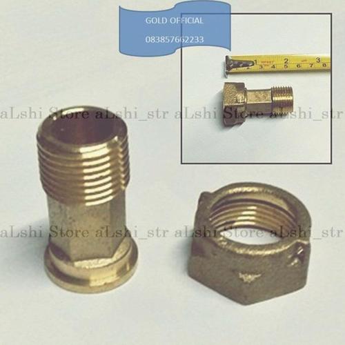 Jual *GOLD* Union Socket Nipple Sambungan Meteran Air Water Meter ...