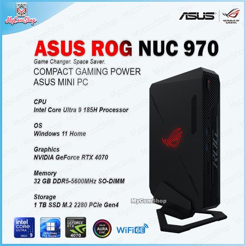 Jual ASUS ROG NUC 970 NUC14SRK ULTRA 9 185H 32GB RAM 1TB SSD RTX 4070 ...
