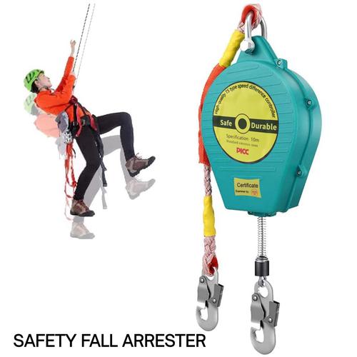 Jual Safety fall arrester 5M 10M 15M 20M retrectable safe durable hook ...