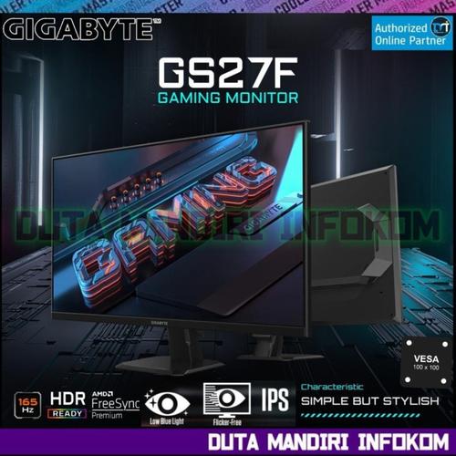 Promo Gigabyte GS27FA EK 27" Inch - FHD SS IPS 180Hz 1ms HDR HDMI DP ...