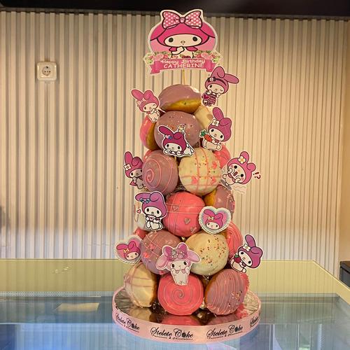 Jual Kue Ulang Tahun/Donat Tower/Birthday Cake/Donat Tower tema Topper ...