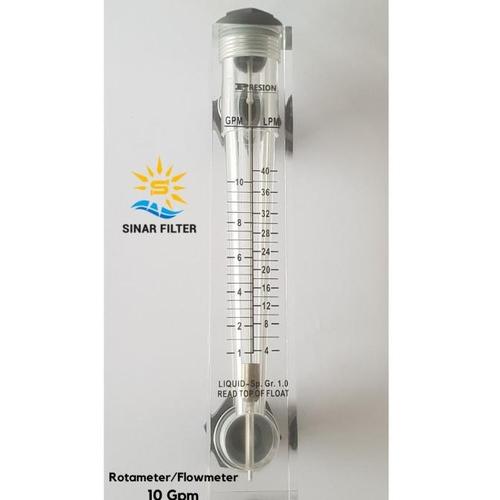 Jual Presion Flowmeter Rotameter air 10 gpm, 16 gpm, 20 gpm - 10 gpm ...